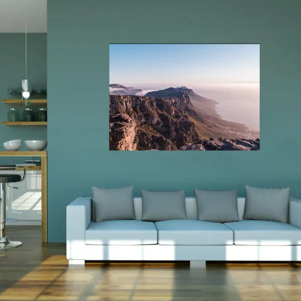 Cape Town Mountain A0 Canvas – Canvas and Prints