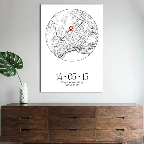 Memory Maps – Sphere – Canvas and Prints